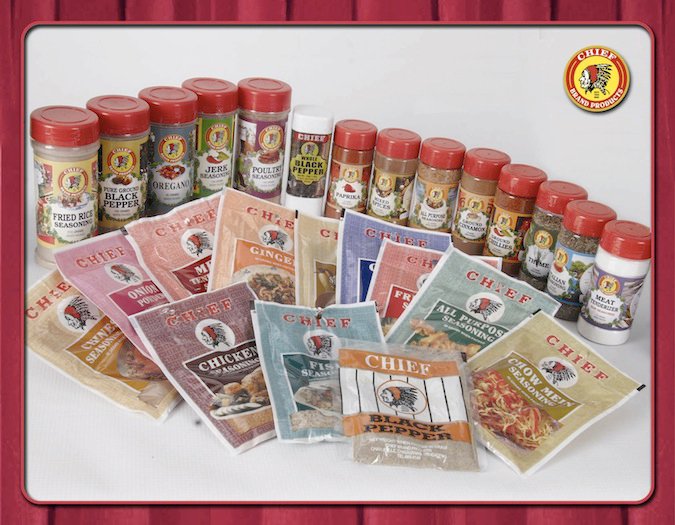 4 Heaven Spice: Images of Chief Brand Products. Click to enlarge picture.