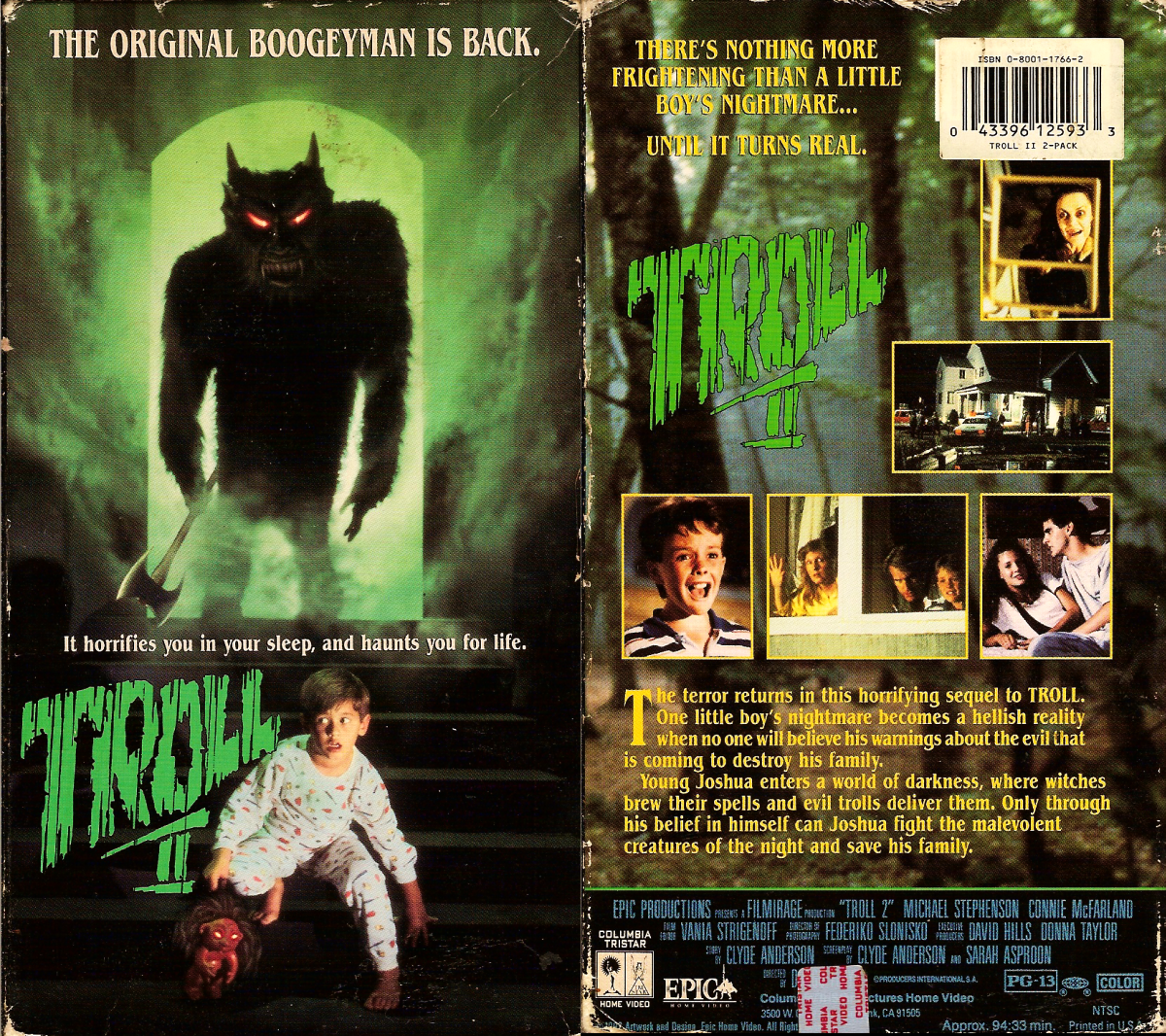 Basement of Ghoulish Decadence: Troll II (1990) - 1992 Epic/Columbia ...