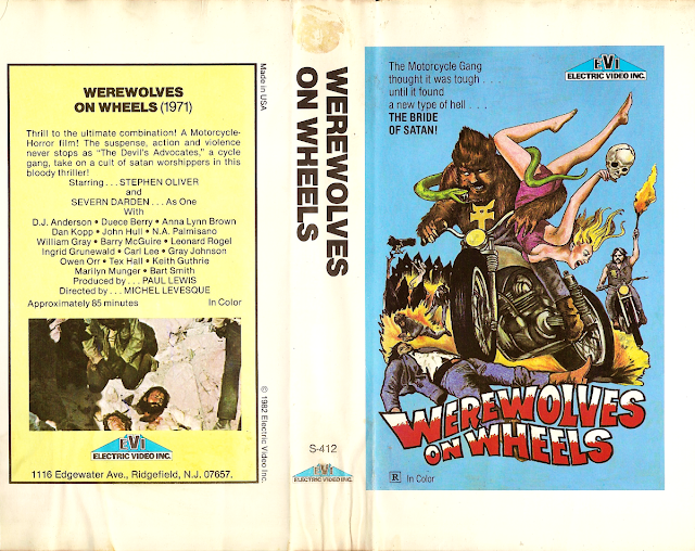 Basement of Ghoulish Decadence: Werewolves on Wheels (1971) - 1982 ...