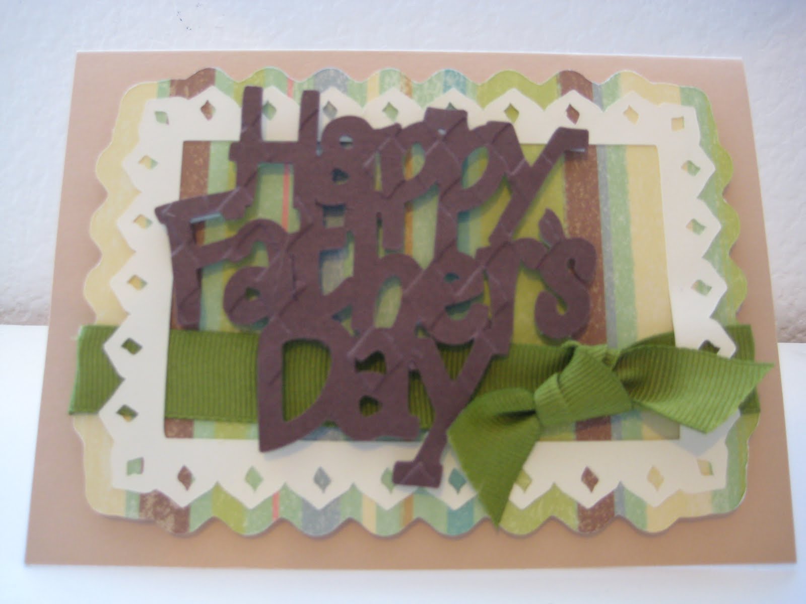 Craftin' on my door: Father's Day card using NEW Cricut Lite Lacy ...