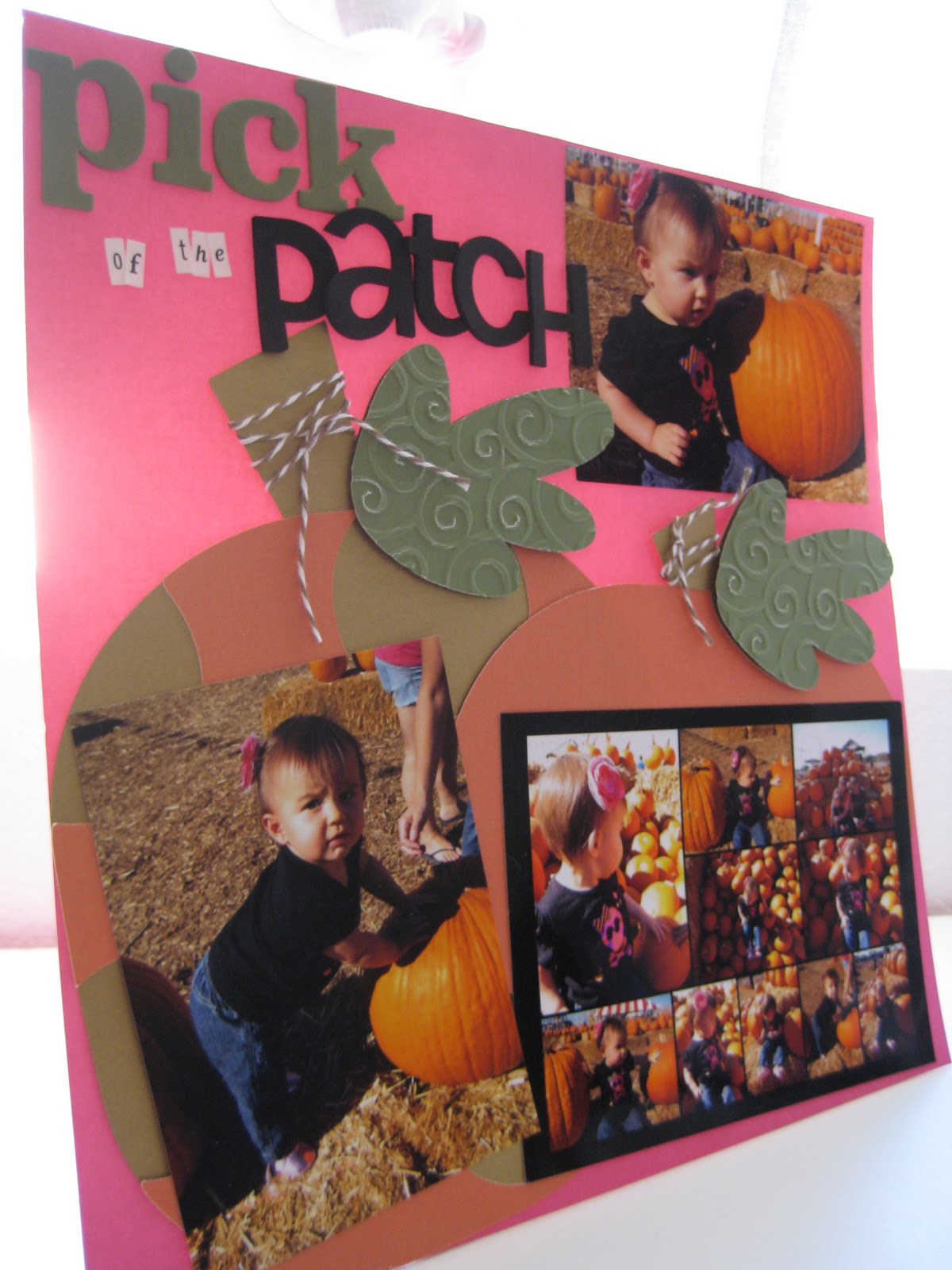 She's a Sassy Lady: Pick of the Patch Scrapbook Layout