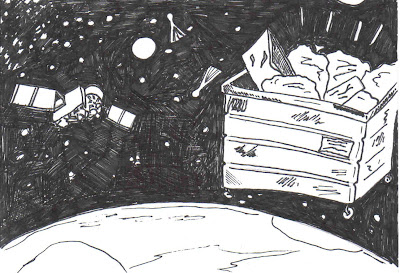 The Road: Cartoons: Space Junk