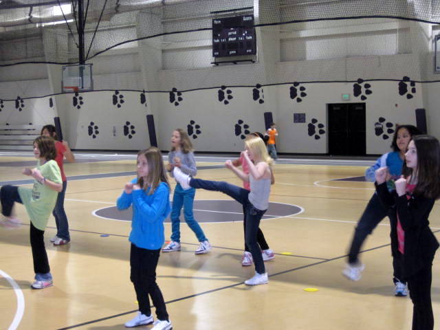 Mrs. Miller's Physical Education class: Dance unit in 2011