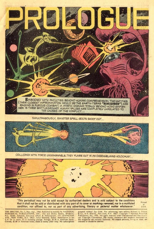 The Warrior's Comic Book Den: The Spectre v1 #3: "Menace of the Mystic ...