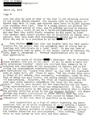 Letters From The Governing Body Of Jehovah's Witnesses: Be Careful When ...