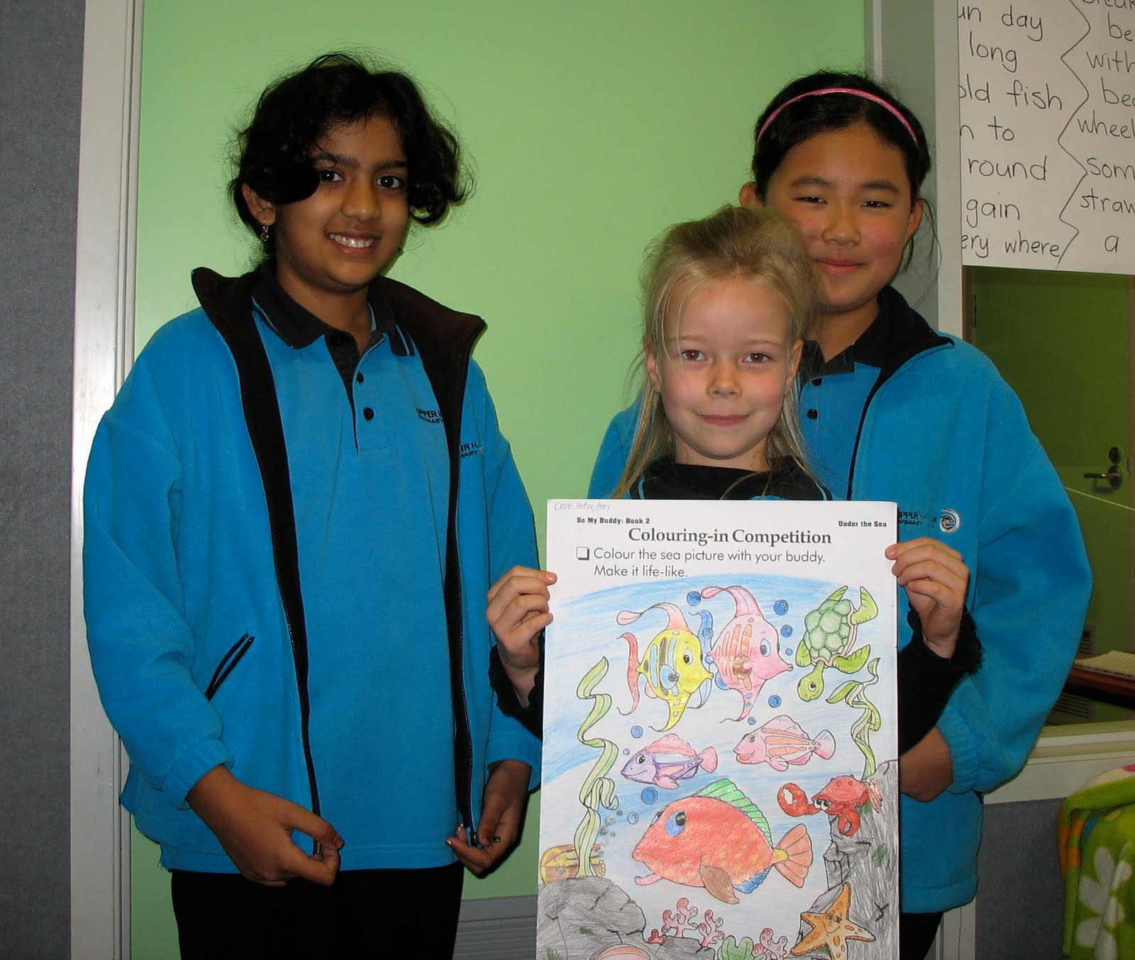 Room 20 UHPS: Results of Buddy Class Colouring Competition