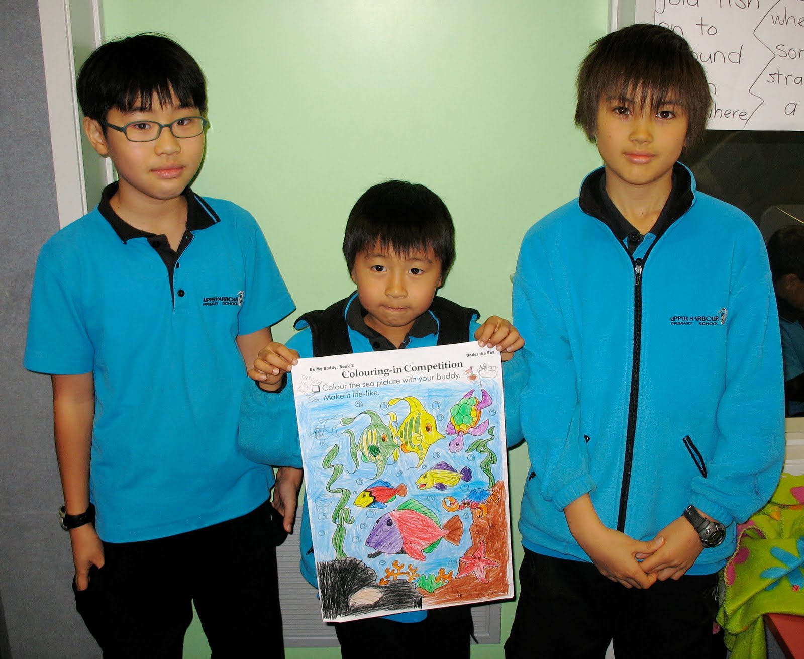 Room 20 UHPS: Results of Buddy Class Colouring Competition