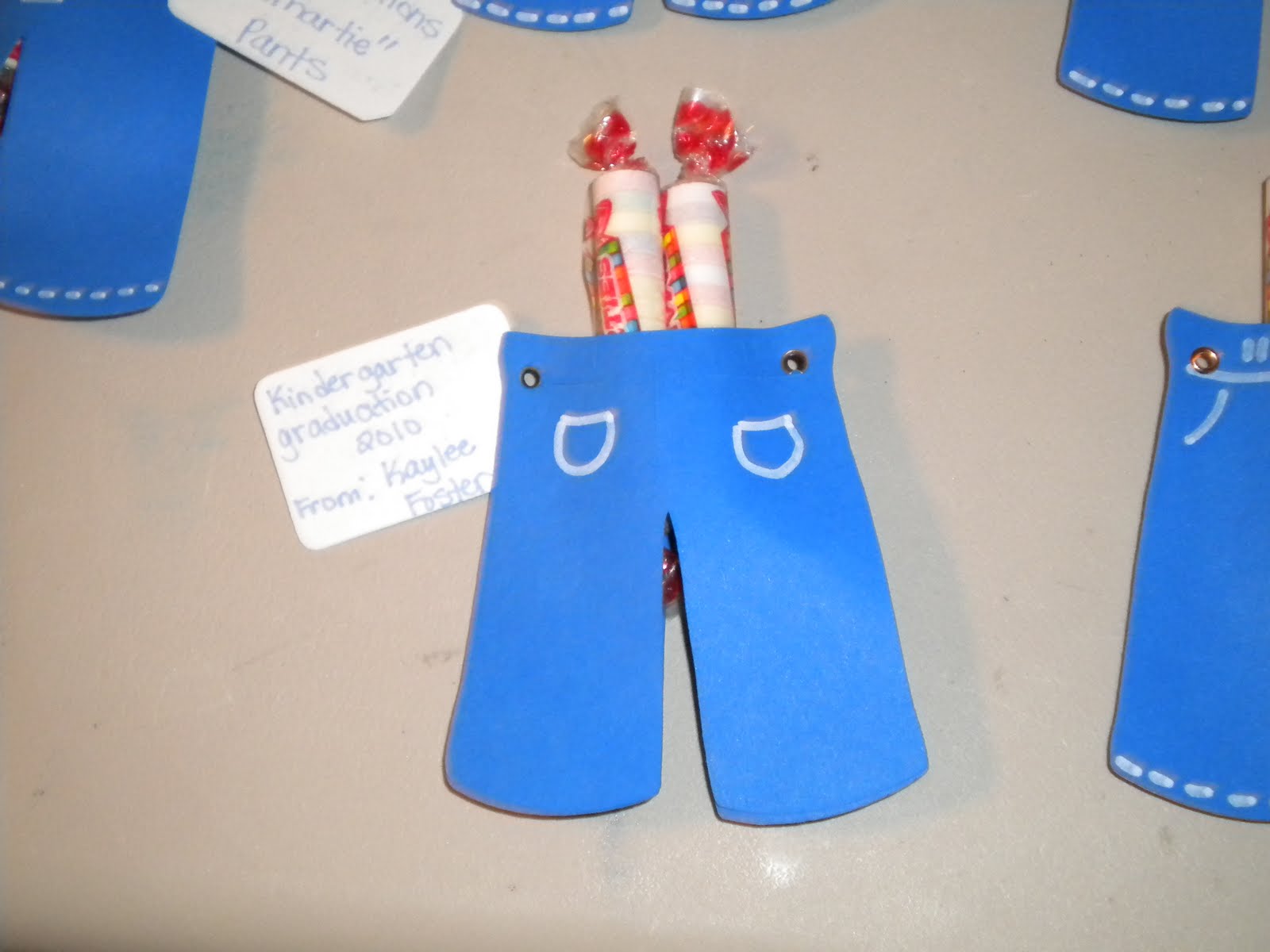 Jean's Crafty Corner: Smartie Pants Kindergarten Graduation Treats