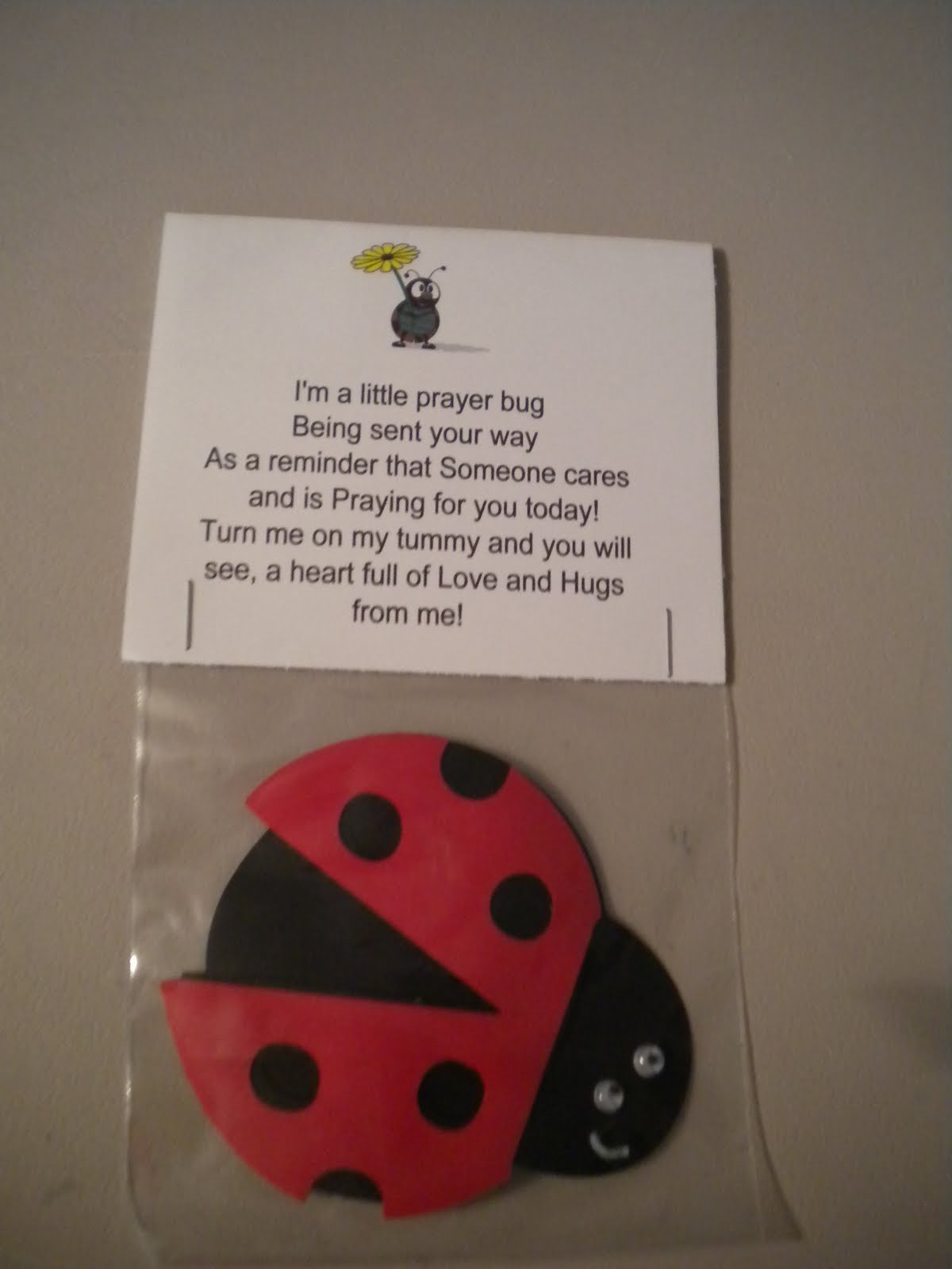 Jean's Crafty Corner: Prayer Bugs