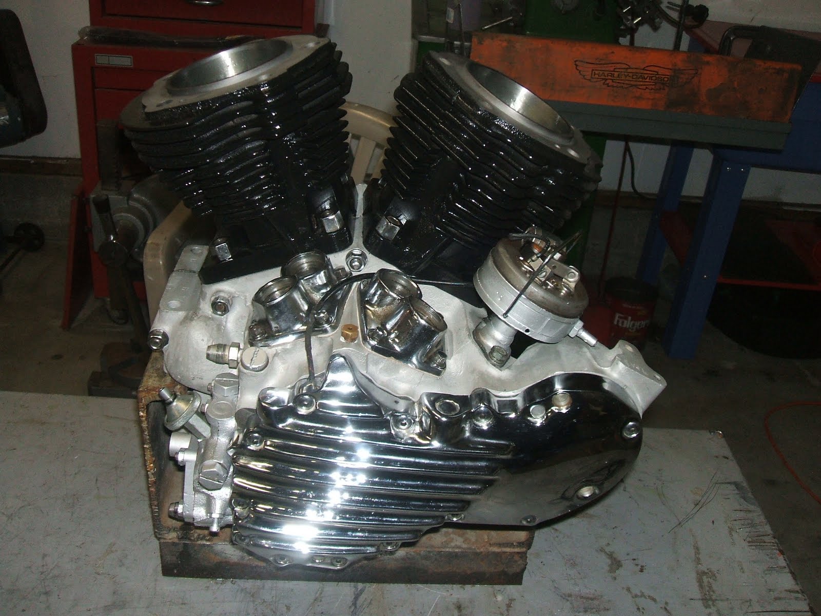 DC-Choppers: panhead motor