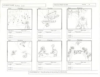Storyboarding & Storytelling: My Storyboard & One paragraph story