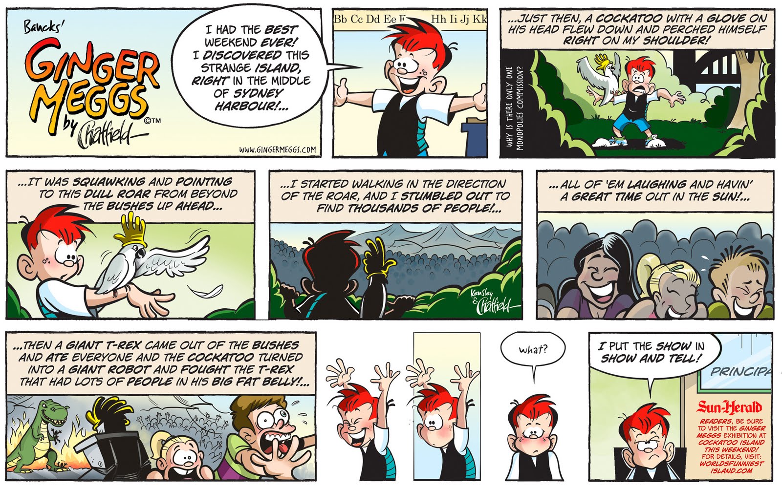 Kiwi's Angels: Ginger Meggs at the World’s Funniest Island