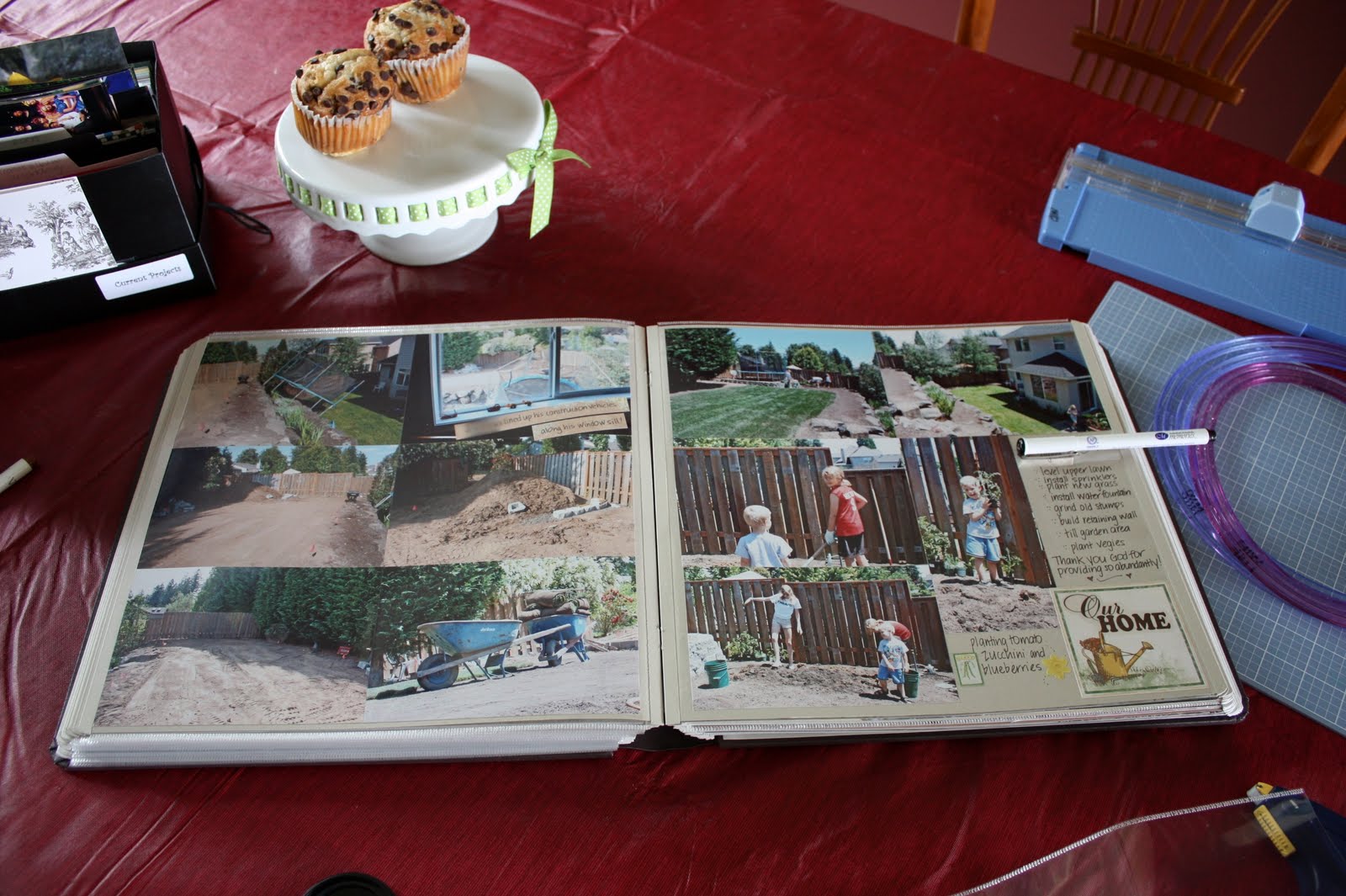 a dash of scraps: scrapbooking collage pages