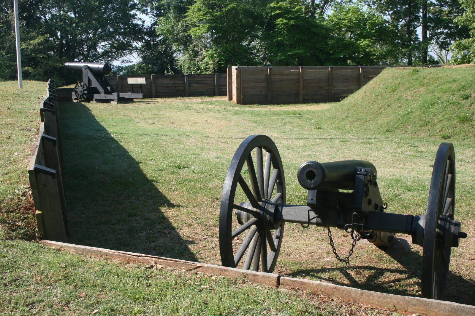 The Civil War Picket: Fort Tyler: Last fort to fall in war worth a visit