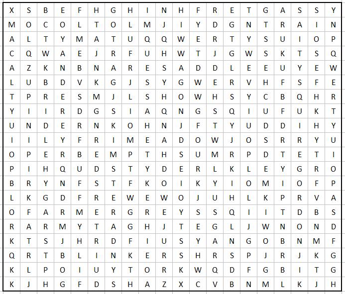 Literature Puzzles: Black Beauty - Chapter 1