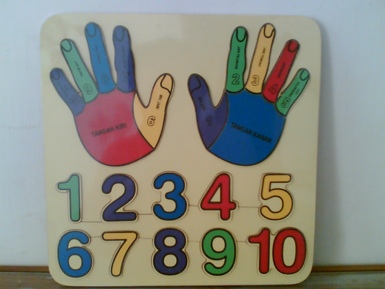 Hazel Edutoys Karawang: Puzzle Angka Tangan