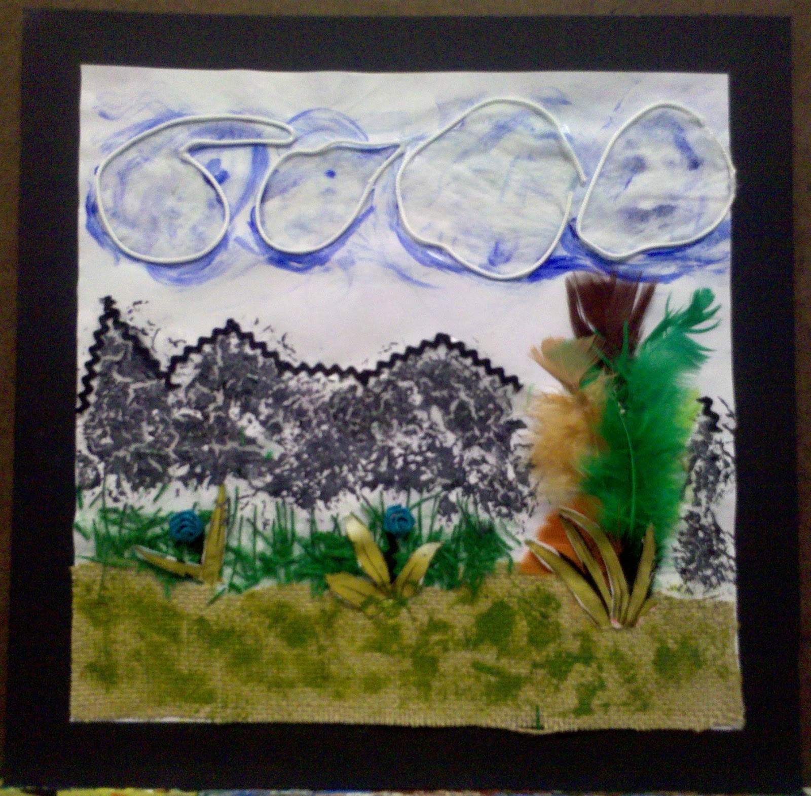 As seen through my eyes: Implied & Tactile Collage