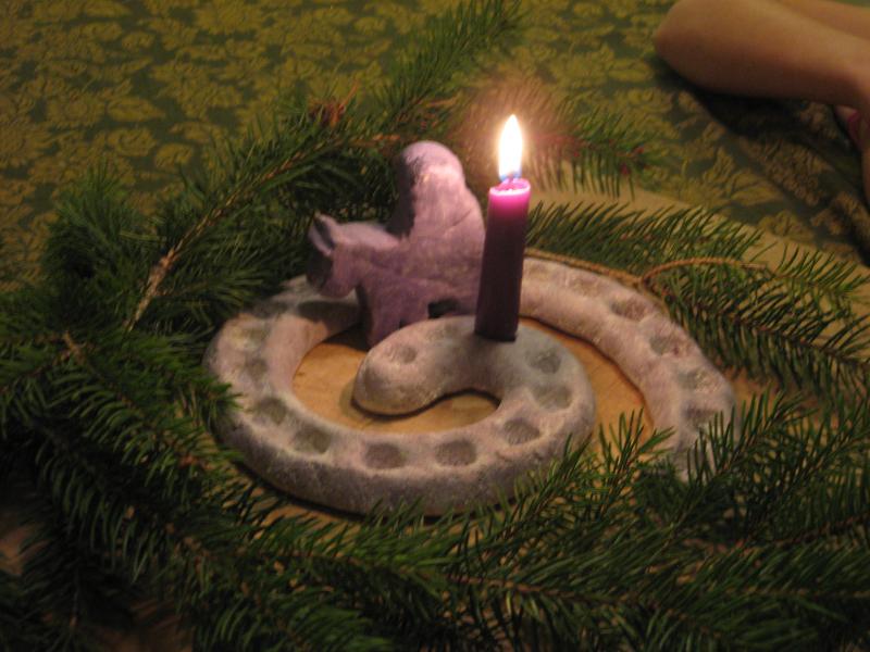 The Diary of a Sower: A beautiful tradition -- the Advent Spiral