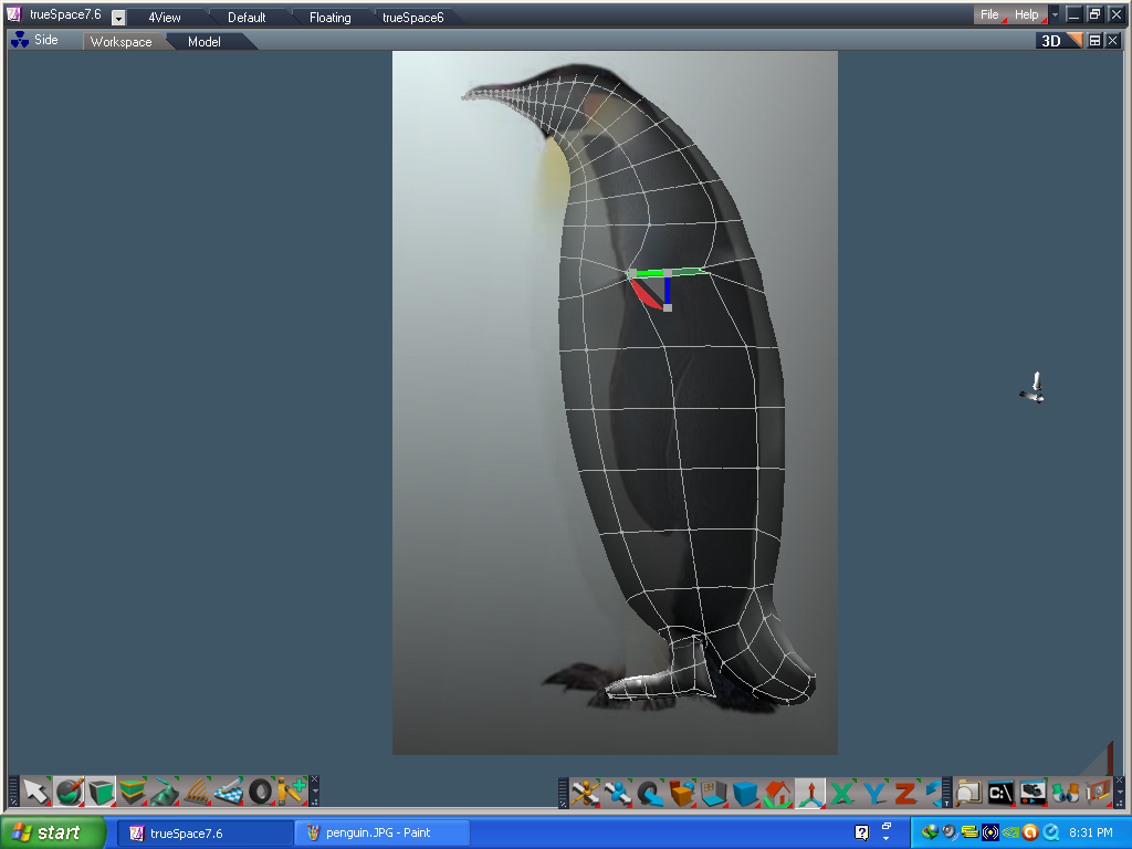 A Warm Welcome to Blender and Truespace Lovers!: Modeling a Penguin in ...
