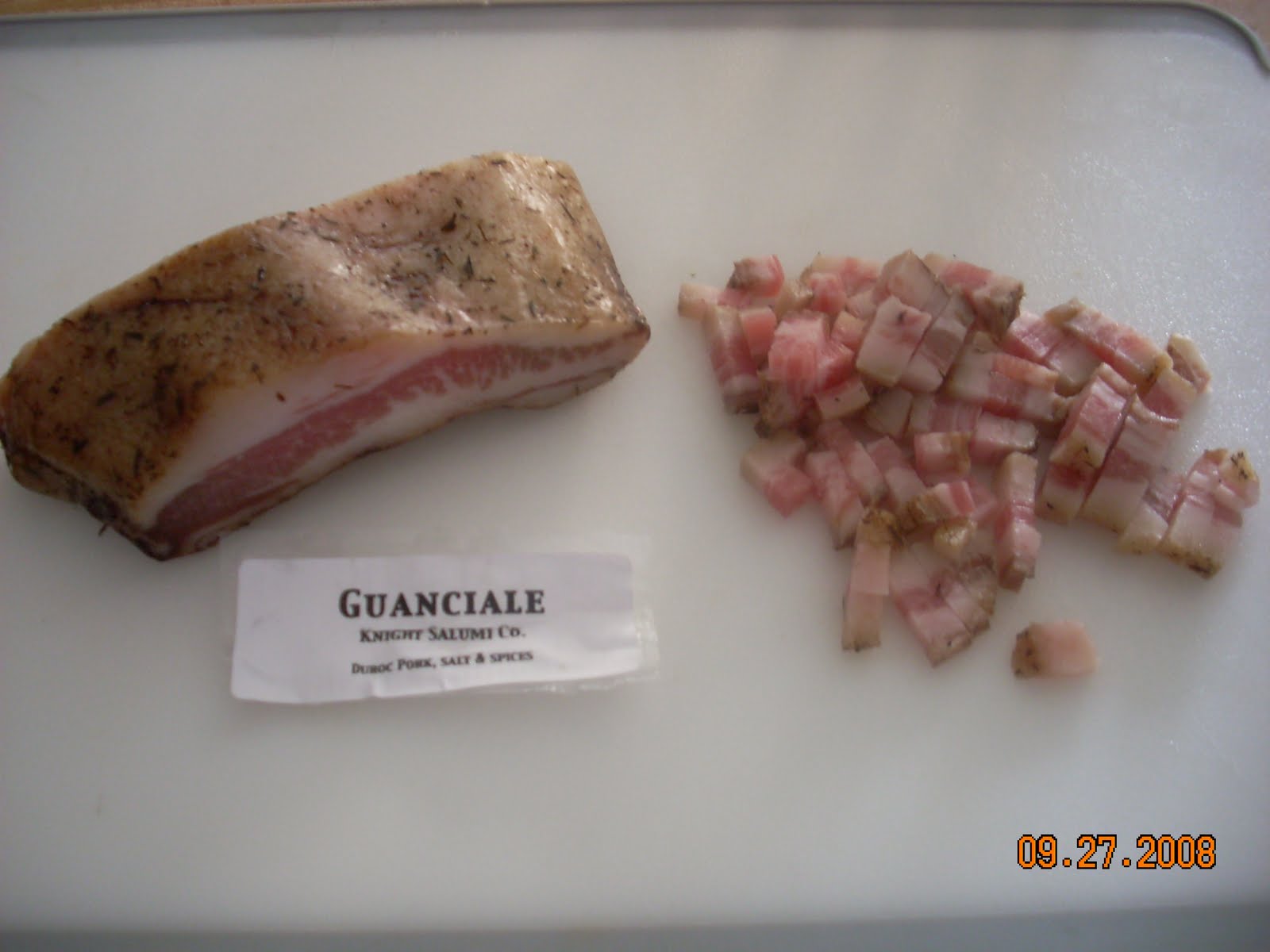 Chef Jenn's Culinary Tales: Ingredient of the week ~~~ Guanciale~~~