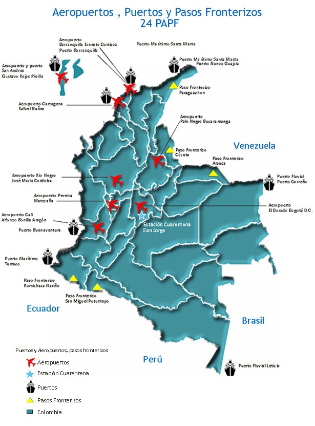 E / Logistic: PRINCIPALES PUERTOS DE COLOMBIA