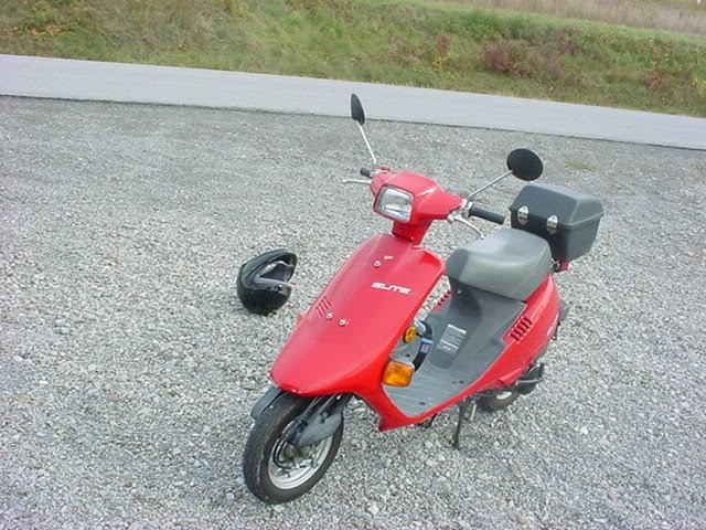 THE DAY WE NEVER WENT HOME: The Story of My Honda Elite 50.