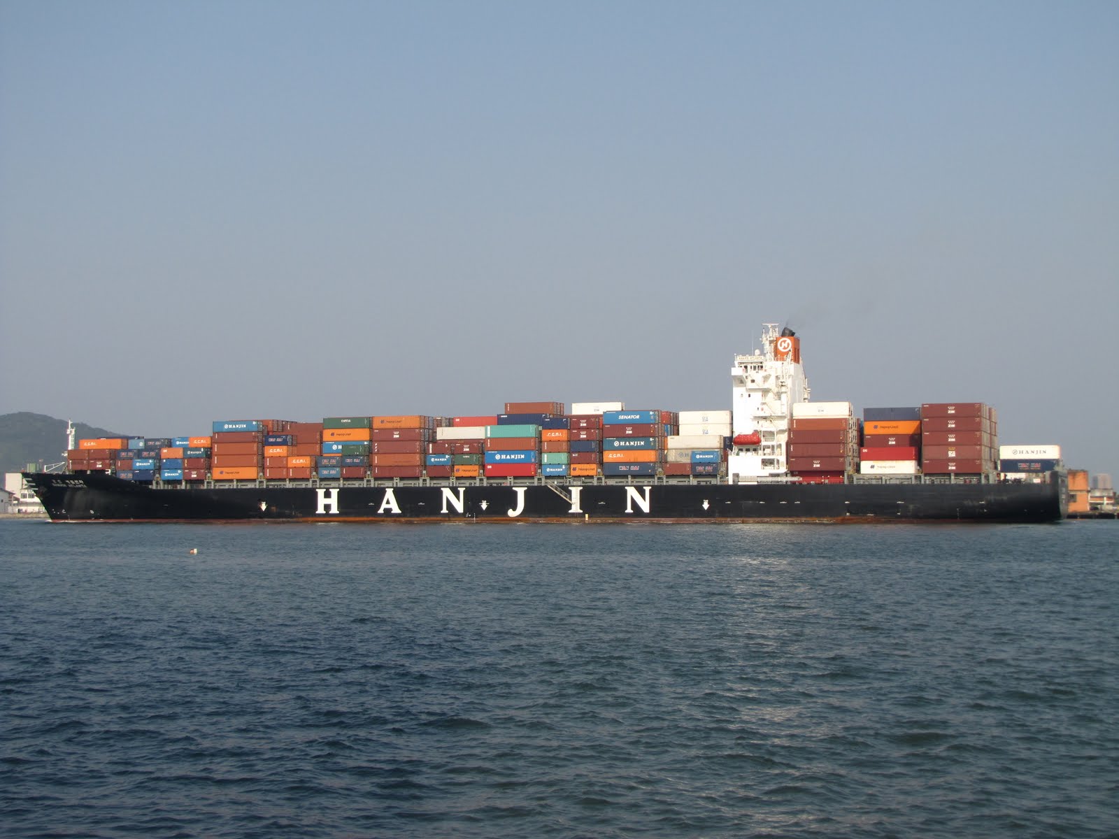 Navios em Santos: Hanjin Atlanta