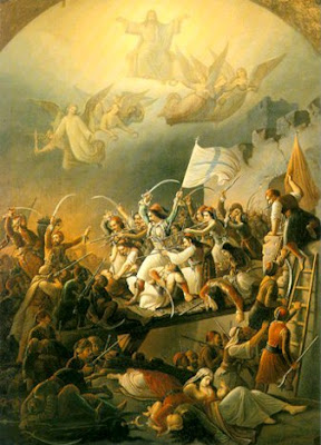 Global Greek World: 10 April 1826: The Exodus of Messolonghi ...
