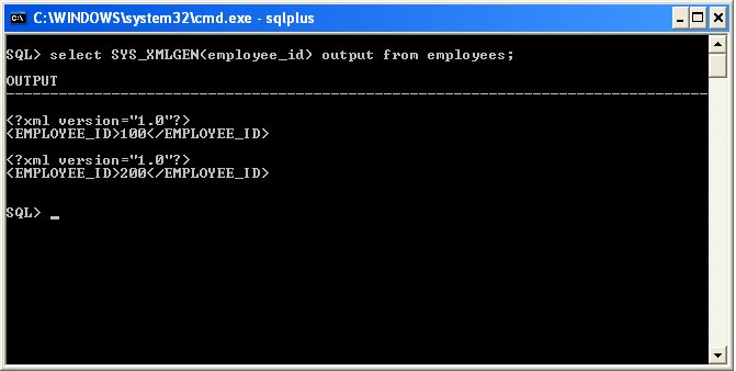 Learning Soa Generating Native Xml Using Xml Sql Utilityxsu