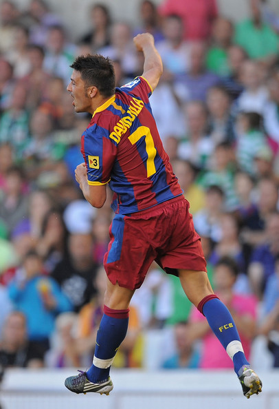 David Villa Barcelona Football Player - COLORFUL SOCCER