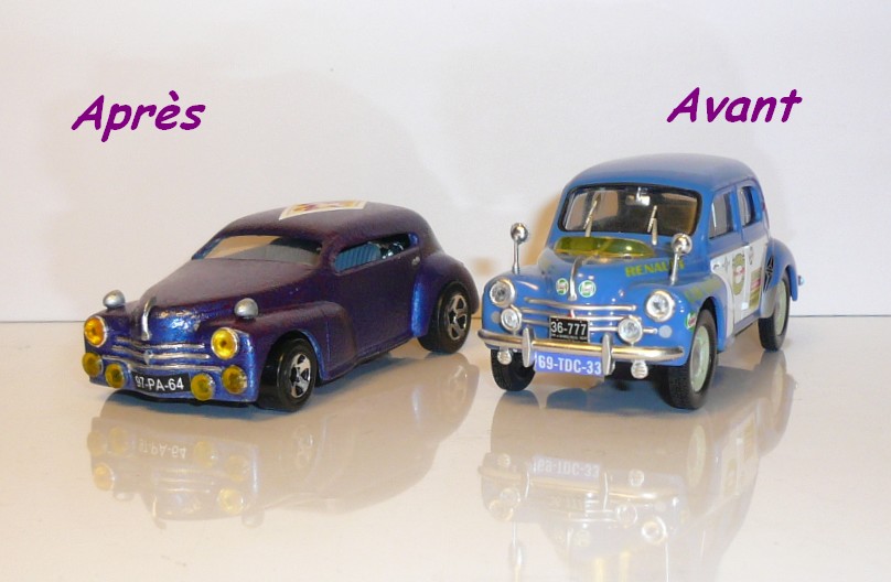 Garage de poche Jipé: 4cv Custom