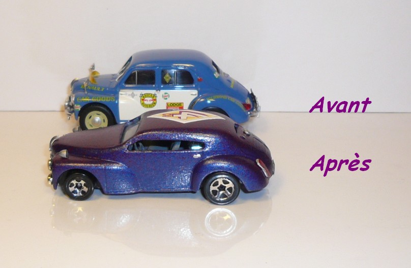 Garage de poche Jipé: 4cv Custom