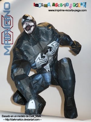 Venom Papercraft | Free Papercraft Papermodel
