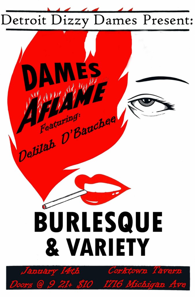 MOTORCITYBLOG: Detroit Dizzy Dames presents: DAMES AFLAME - Corktown ...