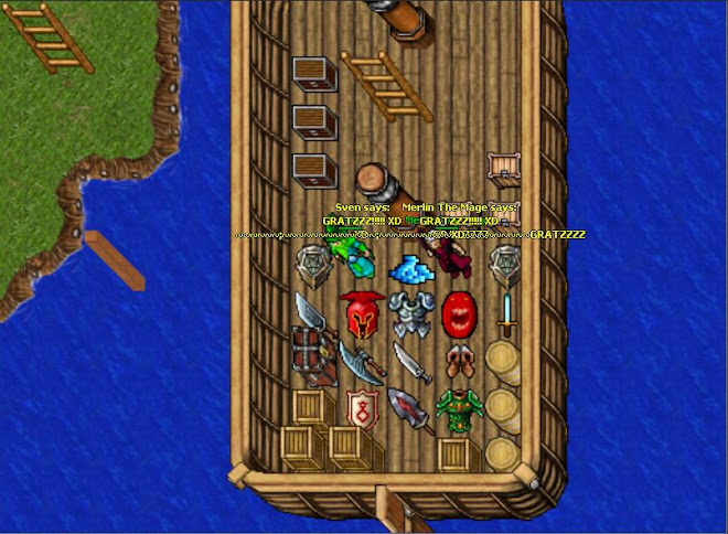 Tibia Geek's: Items necessarios parra acessar o nosso ot server.