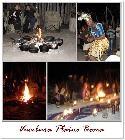 A Breath of Fresh Air: Boma dining.......African food