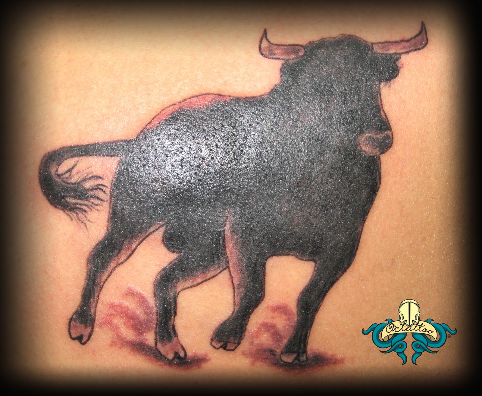 octattoo studio: Vik Koffin-Toro tattoo