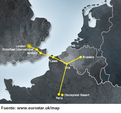 Mundo Rieles: Grandes Trayectos: El Eurostar, cruzando el Canal de la ...