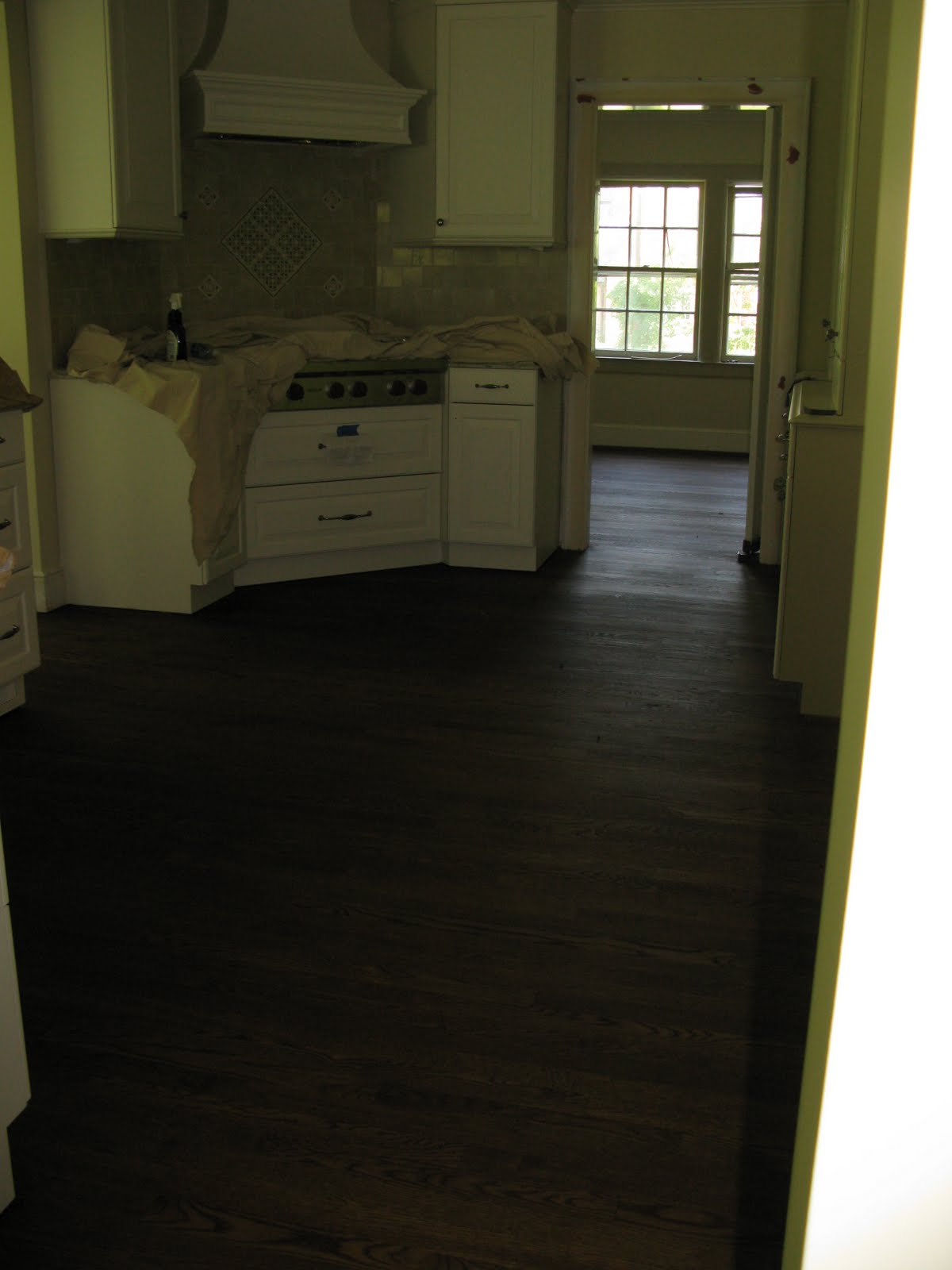 Jane's Home: During: Floor Sanding and Staining
