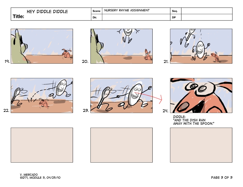 My Storyboard Blog Page: Module 3: Nursery Rhyme Storyboard