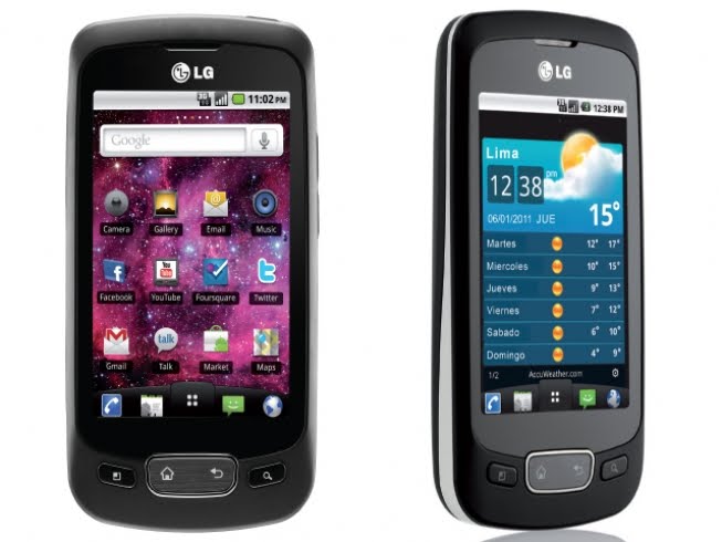 Ana Dislexica: LG ELECTRONICS PRESENTA CELULAR CON TECNOLOGÍA ANDROID 2.2