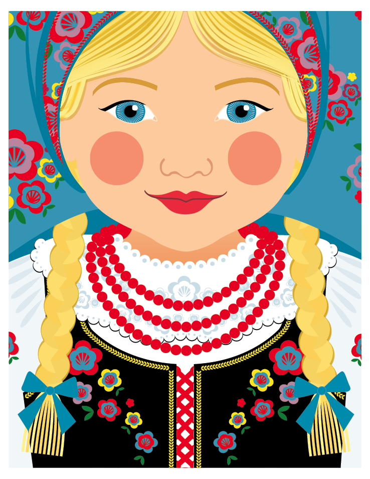 Amy Perrotti: New- Polish Girl Matryoshka