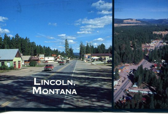 collect ROC: USA Postcard: Lincoln, Montana, Thanks Mike
