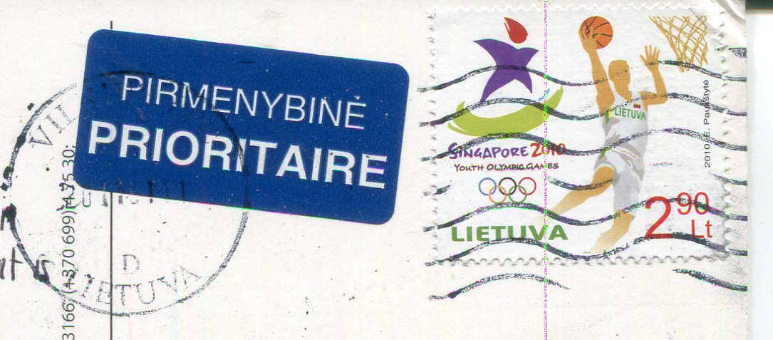 collect ROC: Lithuania Postcard: View of Vilnius