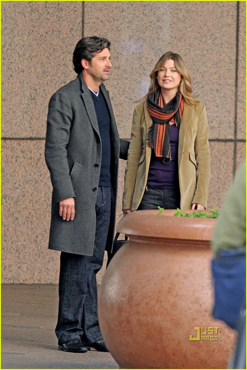 ve tell you: Ellen Pompeo & Patrick Dempsey: Kiss Kiss! ve tell you: Ellen Pompeo & Patrick Dempsey: Kiss Kiss!