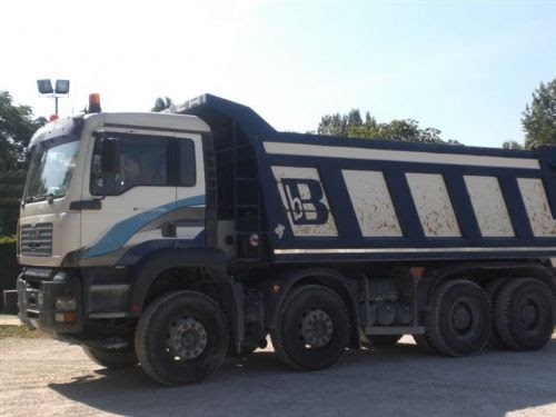 BASCULANTA MAN 41.460 8x4 basculante second hand de vanzare leasing