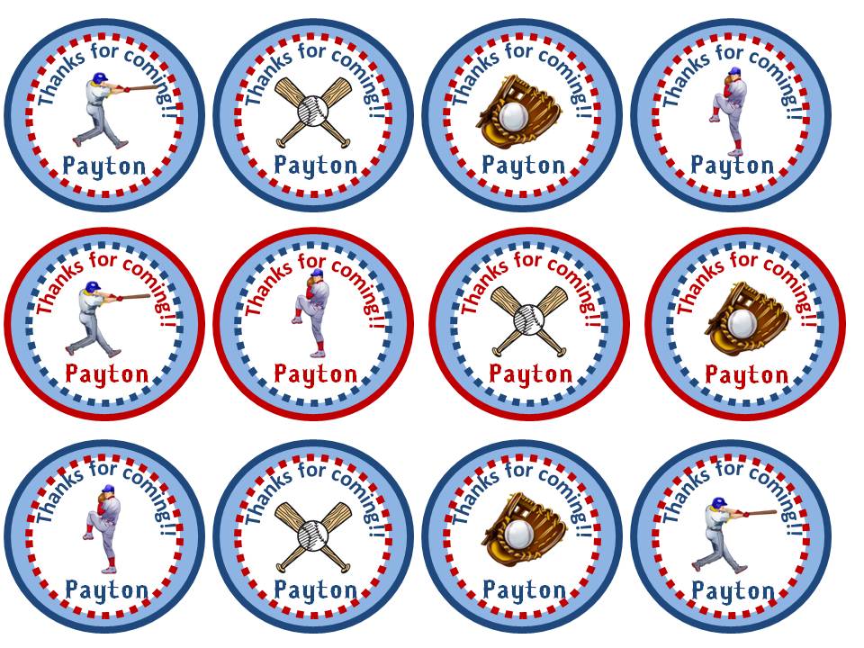 Grins and Giggles Designs: Baseball Party!!