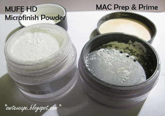 *swtexcape*: Make Up For Ever HD Microfinish Powder and MAC Prep and ...