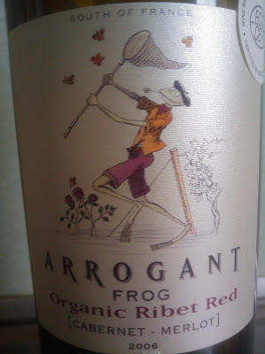 WINE IN SWEDEN: TN : Arrogant Frog Cabernet Sauvignon Merlot Organic ...