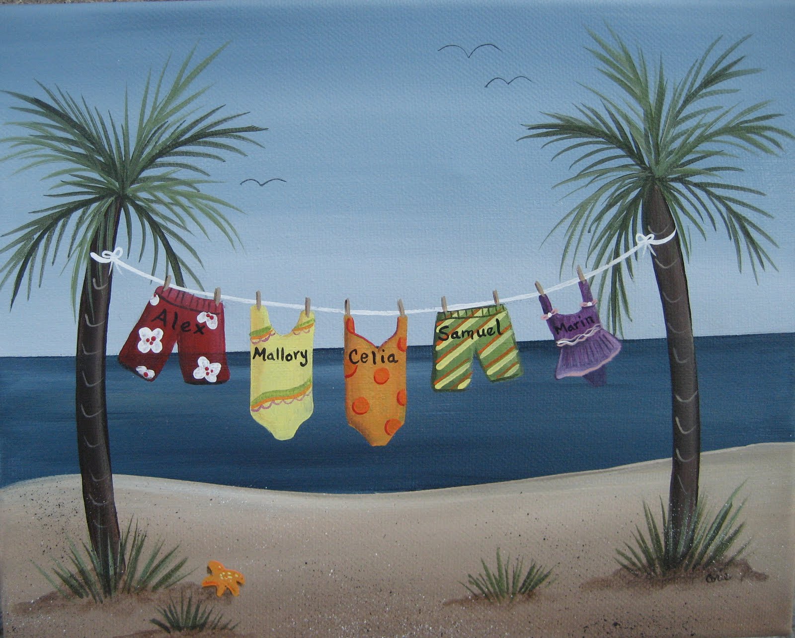 You're Art by Corie Kline: Clothesline paintings